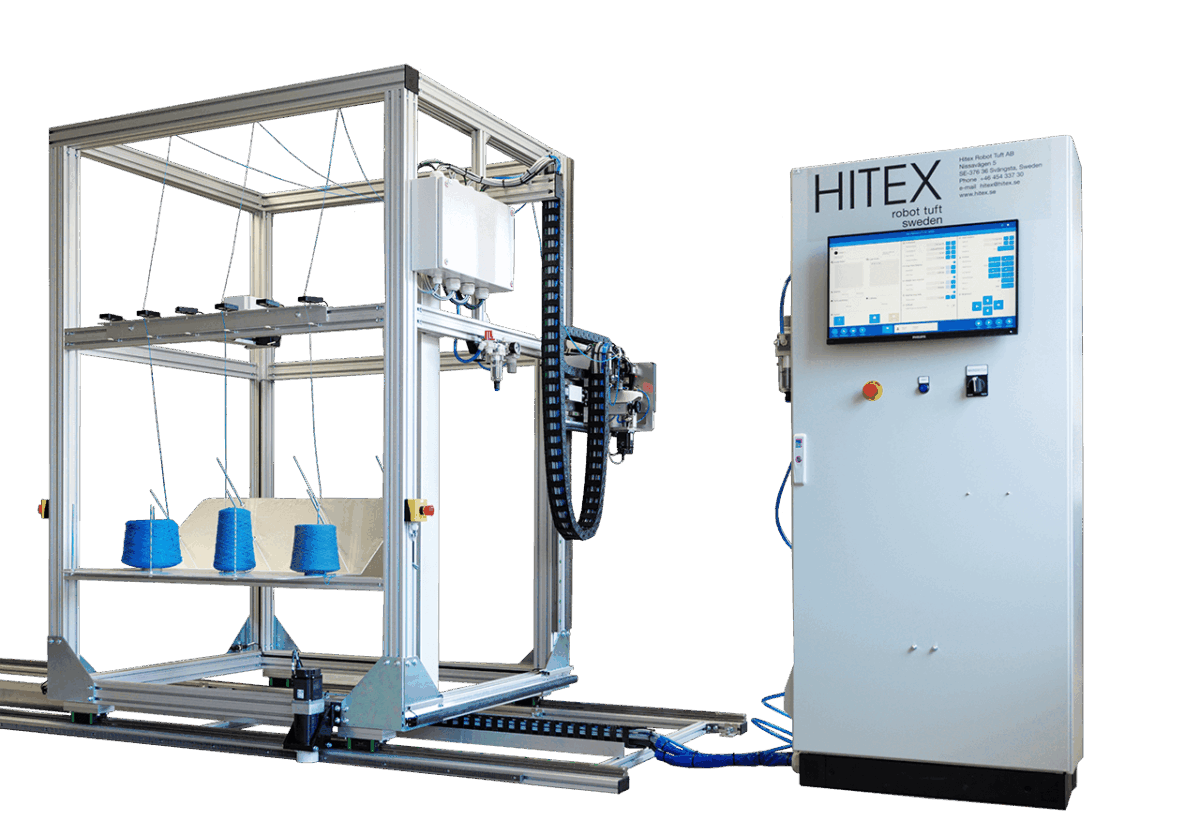 Pioneering Tufting Excellence Since 1982 | HITEX Robot Tuft Sweden
